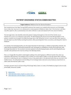 PATIENT DISCHARGE STATUS CODES MATTER Patient Discharge Status Codes Matter Pdf PDF4PRO