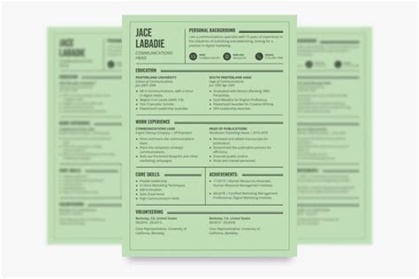 20 Free CV Templates In Google Docs Format Collection