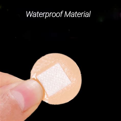 작은 원형 밴드 보조제 지혈 접착 붕대 피부 관리 멸균 스티커 상처 석고 패치 어린이 응급 처치 100 개로트비상 키트 Aliexpress