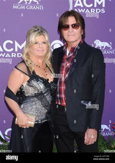 John Fogerty And Wife Julie Attending The 48th Annual Academy Of