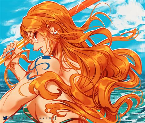 Nami One Piece Drawn By Vanxllavina Danbooru
