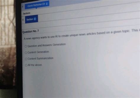 Gempeteciag E 1 Sections Secton 1 Question No StudyX