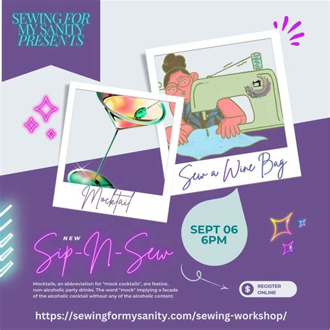 Golden Isles Sip And Sew Event Sewing For My Sanity