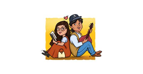 Ddlj Raj And Simran Cartoon Ddlj T Shirt Teepublic