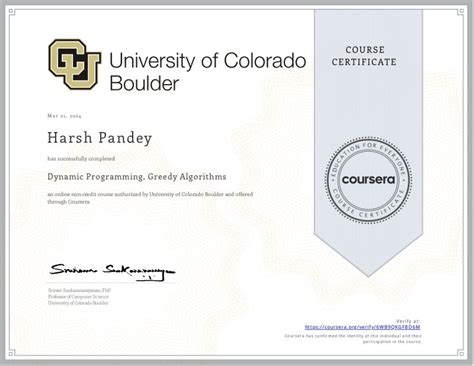 Completed Dynamic Programming And Greedy Algorithms Course Harsh