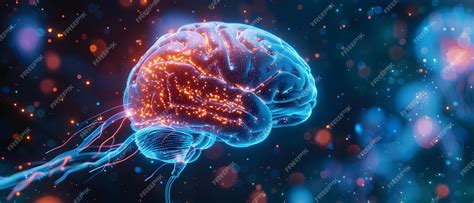 Premium Photo Illustration Of Brain Mapping Nerve Function And Sensory Pathways In