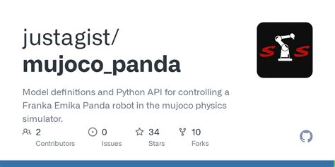 Github Justagist Mujoco Panda Model Definitions And Python Api For Controlling A Franka Emika