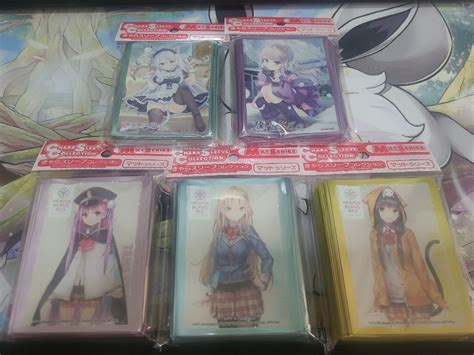 Assorted Anime Card Sleeves Hobbies And Toys Toys And Games On Carousell