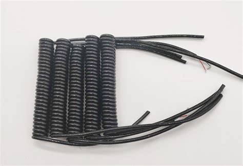 The Design Logic Of Coiled Cable Ql Custom Com Custom Over Molding Cable Wire Harness