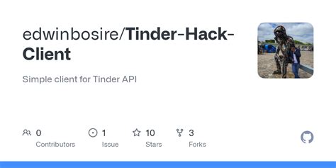 Github Edwinbosiretinder Hack Client Simple Client For Tinder Api