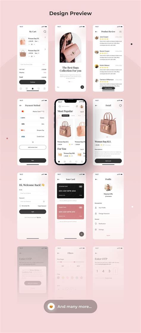 Shoppers E Commerce App Ui Kit Premium E Commerce App Ui Kit Ui Kit