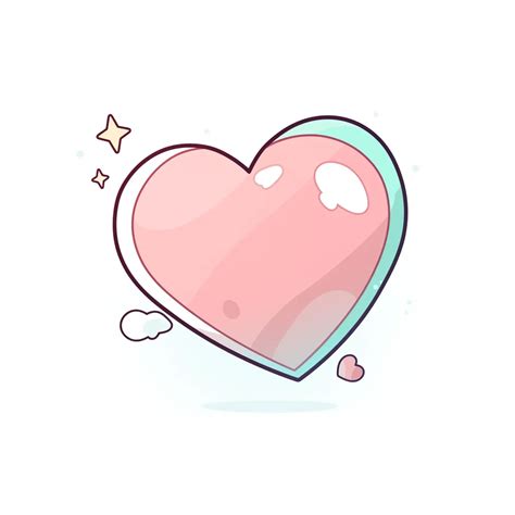 かわいいピンクハートとリボンの輝き｜ai百科「シンテリ」で調べる語句・イラスト