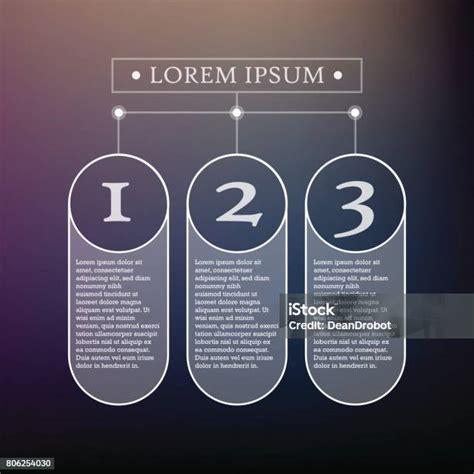 Infographic 동그라미 3 1 모양 다채로운 숫자 및 텍스트 열 벡터 일러스트 레이 션 인포그래픽에 대한 스톡 벡터 아트 및 기타 이미지 Istock