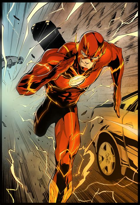 Comics Forever The Flash Artwork By Jorge Jimenez And Sandra