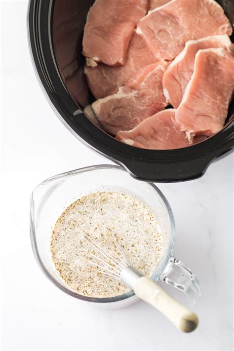 Easy Slow Cooker Tuscan Pork Chops Recipe Nourish Plate