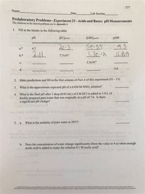 Solved Name Date Lab Section Prelaboratory Chegg