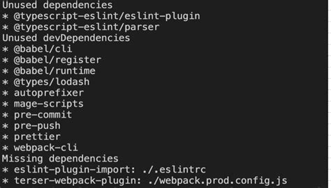 Depcheck 检测项目中不用的依赖包 Csdn博客 Depcheck 检测项目中不用的依赖包 Csdn博客