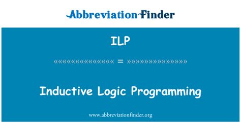 Definició De Ilp Programació Lògica Inductiva Inductive Logic