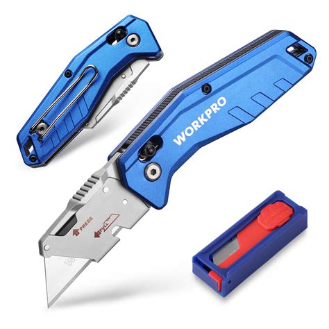 Workpro Cutter Professionnel Pliant Cutter Utilitaire Avec Mécanisme
