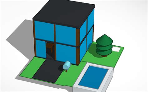 3d Design Glass House Tinkercad