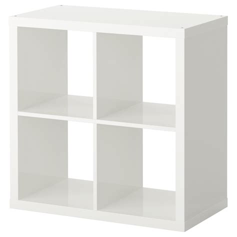 Ikea Kallax 4 Cube Storage Bookcase Square Shelving Unit Various Colours