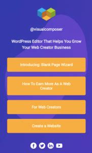 How To Create A Bio Link In WordPress For Free Visual Composer