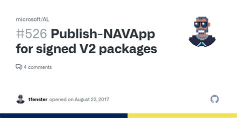 Publish Navapp For Signed V Packages Issue Microsoft Al Github