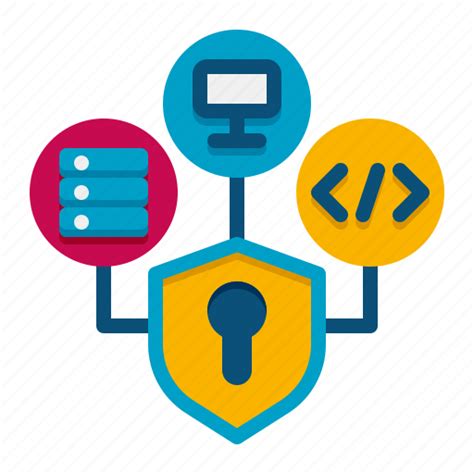 secure infrastructure server network icon download on iconfinder