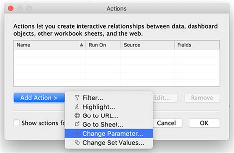 Parameter Actions Now In Beta Extend Tableau Interactivity Heres How And When To Use Them