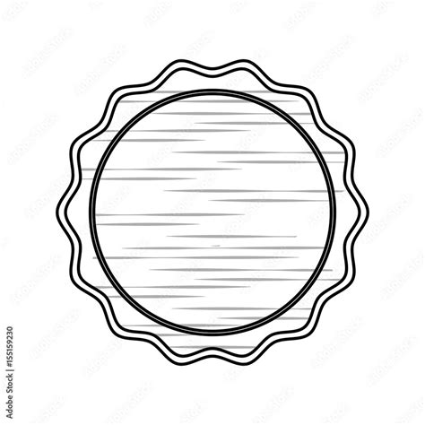Round Stamp Label Icon Vector Illustration Graphic Design Stock Vector Adobe Stock