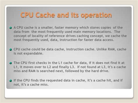 Cpu Caching Concepts