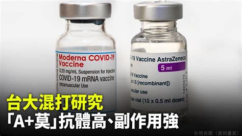 台大混打接種成果出爐！「az莫德納」抗體反應高、副作用比例稍高