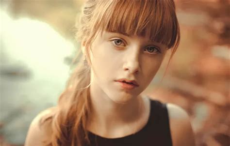 Download Wallpaper Look Face Background Model Hair Section Girls