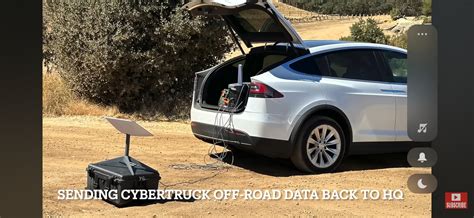 Tesla Engineers Send Cybertruck Off Road Data To Tesla Hq Via Starlink In The Middle Of Nowhere