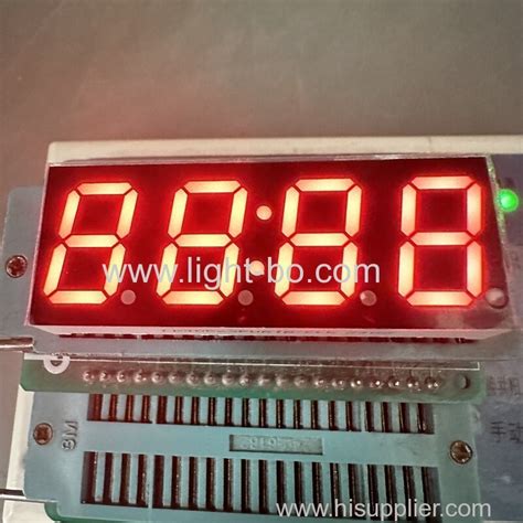 Violet 4 Digit 14 2mm 7 Segment Led Display Common Anode For Temperature Control Manufacturers