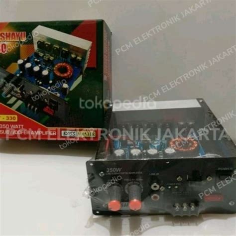 Promo Kit Module Power Amplifier Subwofer Subwoofer Mobil Car 12volt Dms330 Diskon 22 Di Seller