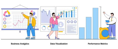 Business Analytics Data Visualization Performance Metrics Concept