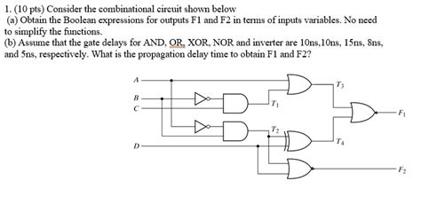 video solution consider the combinational circuit shown below a obtain the boolean