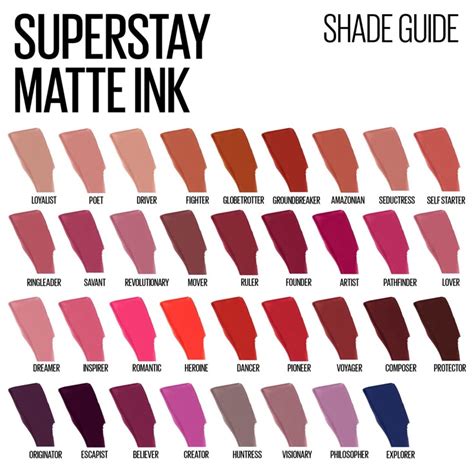 Maybelline Superstay Matte Ink Liquid Lipstick 95 Visionary 017 Oz