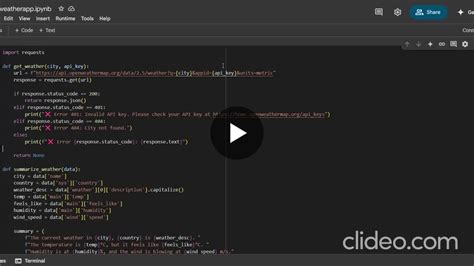 Built A Python Script For Weather Data Using Openweathermap Api