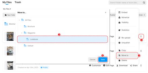 Move To Another Folder Fliphtml5