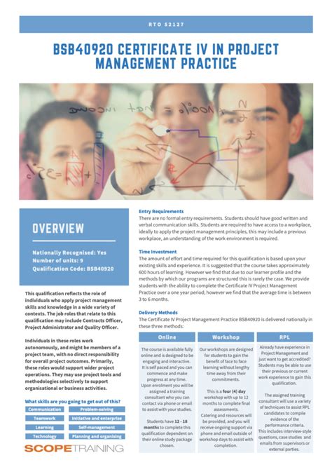 Certificate Iv And Diploma Of Project Management Kokatha