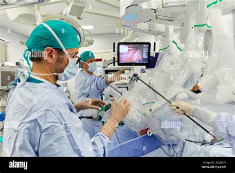 Surgical Treatment Of Prostate Cancer Radical Prostatectomy Da Vinci Surgical Robot Team Of