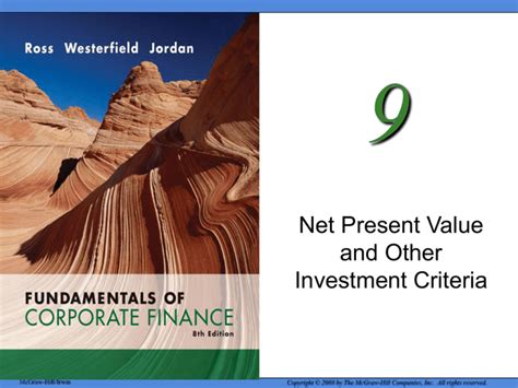 Net Present Value And Other Investment Criteria