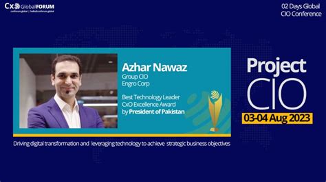 Kanwal Masroor Badvi On Linkedin Cxoglobalforum Ciopakistan Projectcio Globalcio