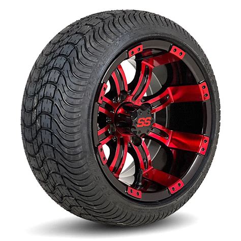 12 Tempest Gcs™ Colorway Golf Cart Wheels And 21535 12 Low Profile D