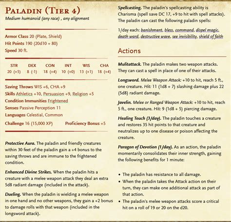 Npc Stat Blocks Version 2 Unearthedarcana