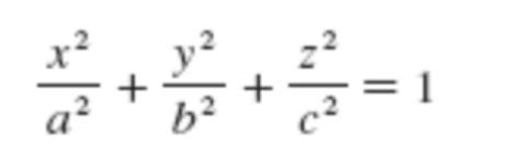 Quadratic Surfaces Flashcards Quizlet