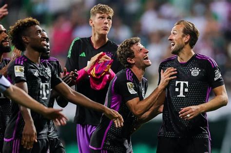 ‘nervous Harry Kane Scores On Bundesliga Debut As Bayern Munich Beat