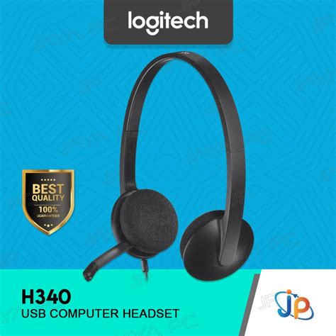 Jual Logitech H340 USB Computer Headset Headphone With Microphone Shopee Indonesia